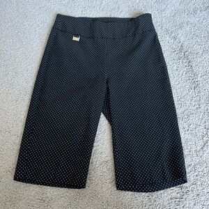 Premise | Shorts | Womens Premise Black And White Polka Dot Pull On ...